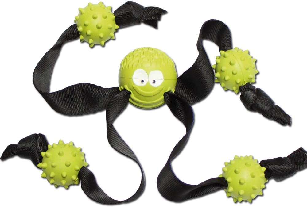 Ball with Strap Legs and Hedgehog Balls, Natural Rubber, Medium 24 cm ...