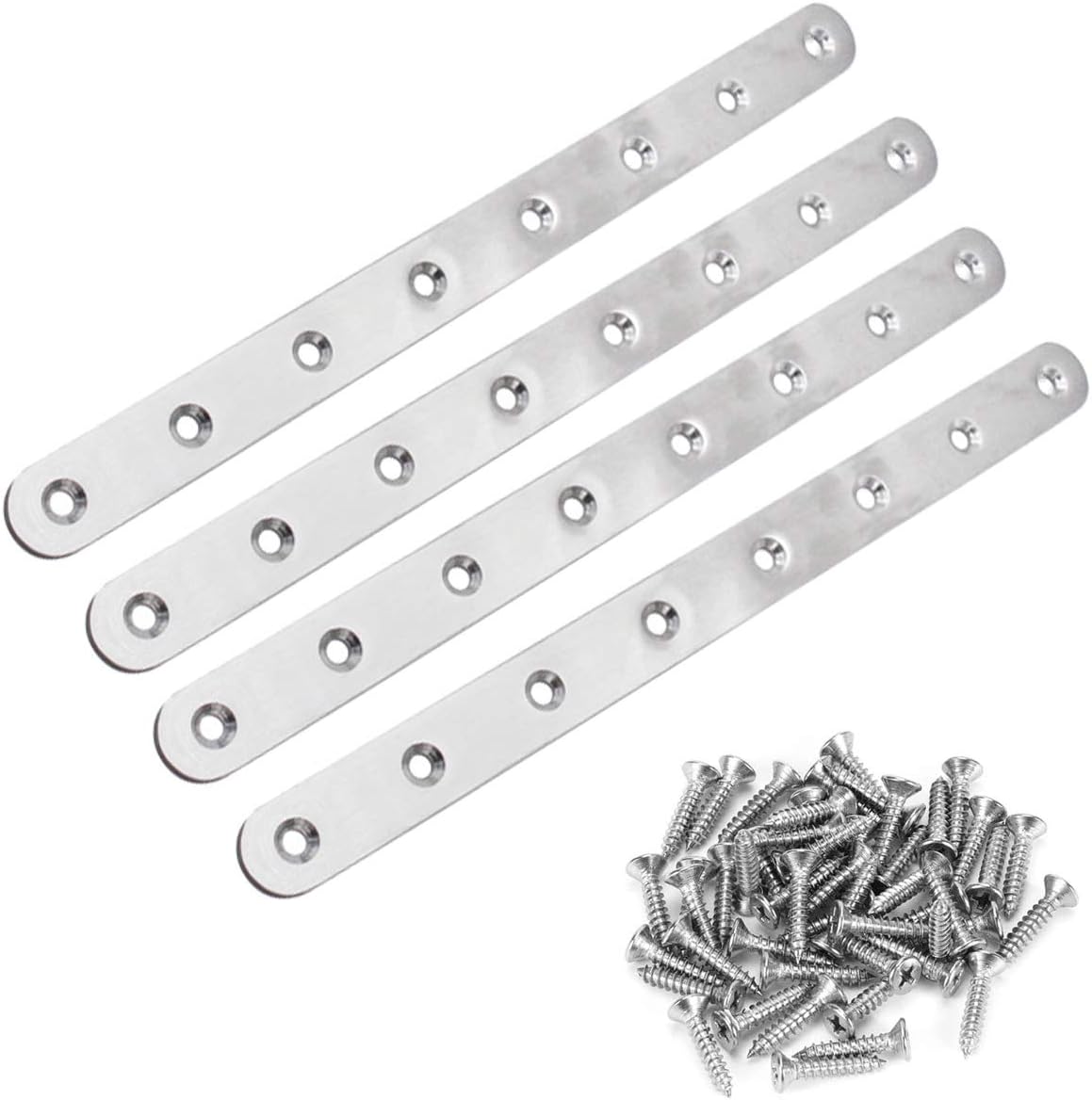 Pattes Dassemblage Acier Inoxydable 4 Pièces Équerres Plates Robuste ...