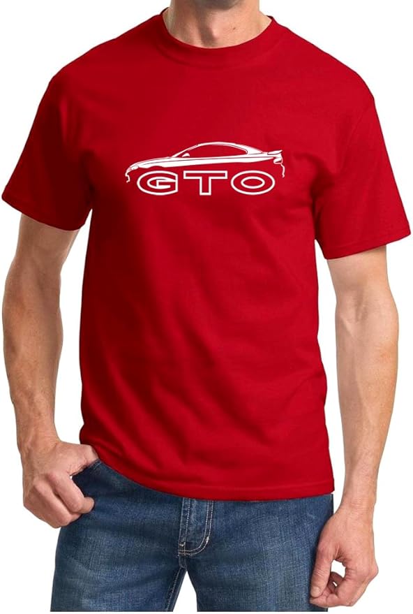 Amazon.com: 2004 2005 2006 Pontiac GTO Classic Outline Design Tshirt ...