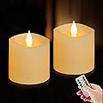 Amazon.com: Genwelled Life Plus 3x3 Flameless Candles with Remote Set ...