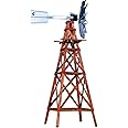 Amazon.com : Outdoor Water Solutions WTW0182 Wood Windmill Kit : Wind ...