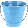 Amazon.com: Metal Pail Buckets Party Favor, 7-inch (Blue) : Health ...