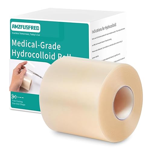 Upadated Hydrocolloid Bandages,12FT Hydrocolloid Roll for Wound Care ...