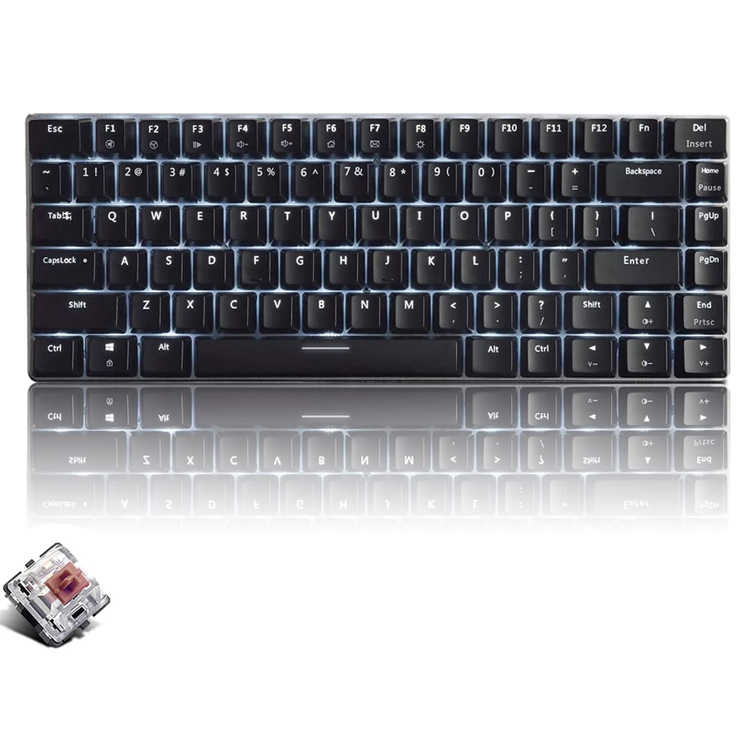 Mua Ajazz AK33 Mechanical Gaming Computer Keyboard 82 Keys Anti-Ghosting Compact Ergonomic USB ...