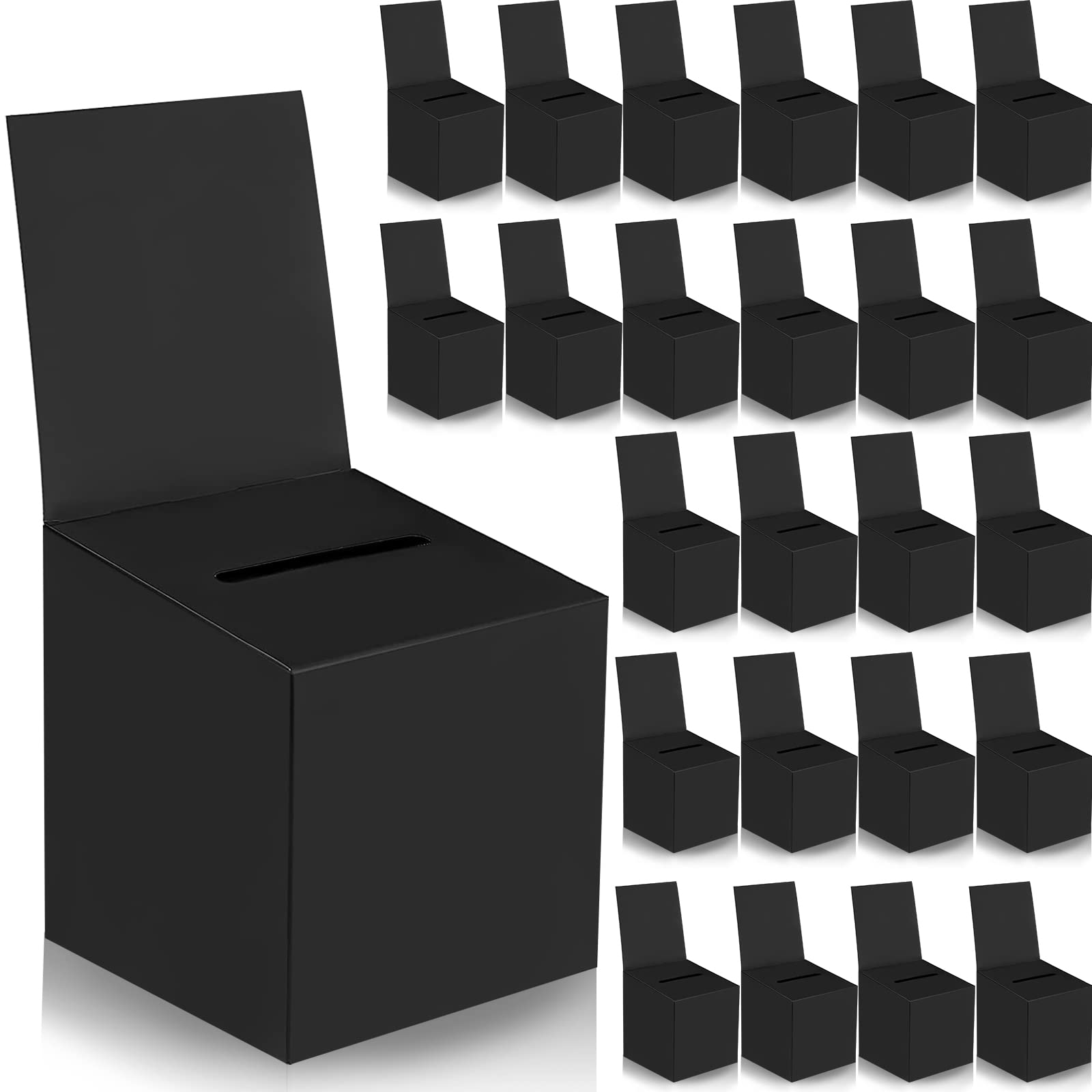 Mua 24 PCS Cardboard Ballot Box 6 X 6 X 6 Inch Large Raffle Ticket Box ...