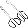 Amazon.com: HINMAY Scissor Style Tongs 10-Inch and 11-Inch Set ...