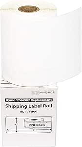 Amazon.com : Houselabels HL-1744907 4 x 6 Inches Dymo-Compatible 1744907 Shipping and Postage ...
