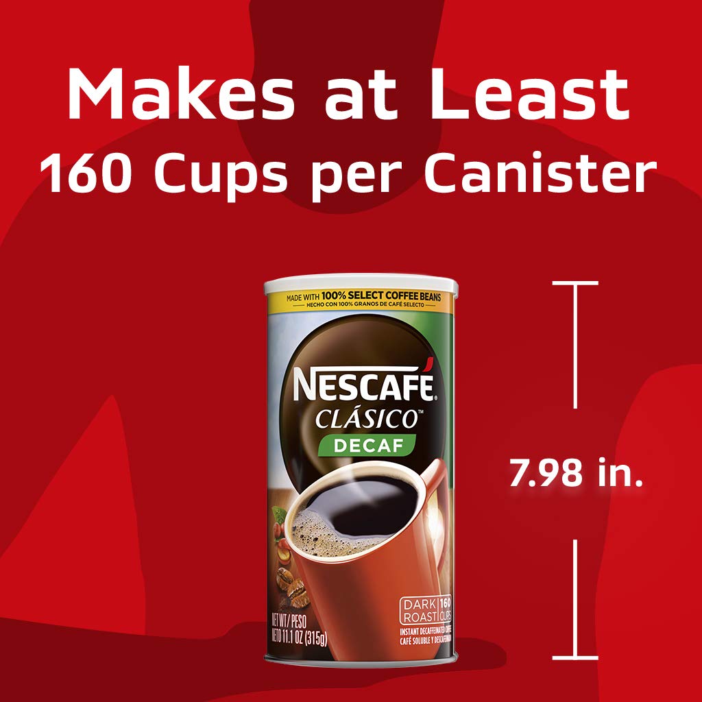 Mua NESCAFE Clasico, Decaf Dark Roast Instant Coffee, 11.1 oz ...