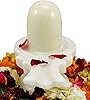 craftslook Indian White Pure Marble Shiva Linga 3.3 inch | Stone White ...