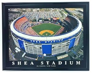 Amazon.com: Framed New York Mets Shea Stadium Aerial Stadium Print ...