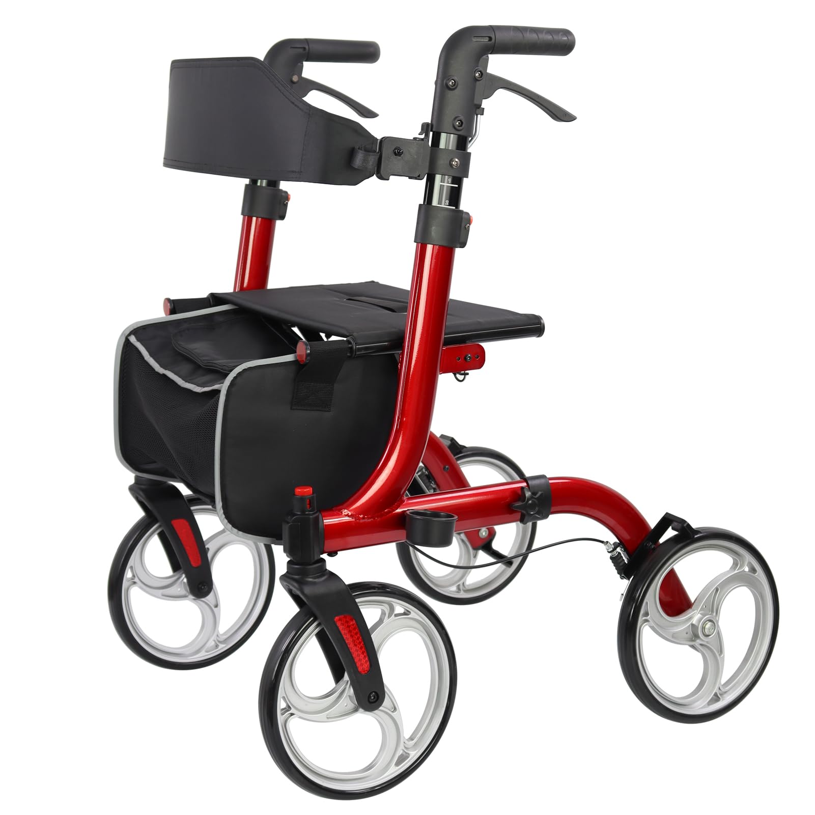Healconnex Rollator Walkers for Seniors-Folding Rollator Walker with ...