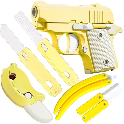 Fidget Gun Toy, Fidget Blaster Gun 1911 Titan Stress Shot ADHD Gun, 3D ...