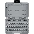 TEKTON 1/4 Inch Drive Hex, Torx, Phillips, Slotted, Square Bit Socket Set with Case (44-Piece ...