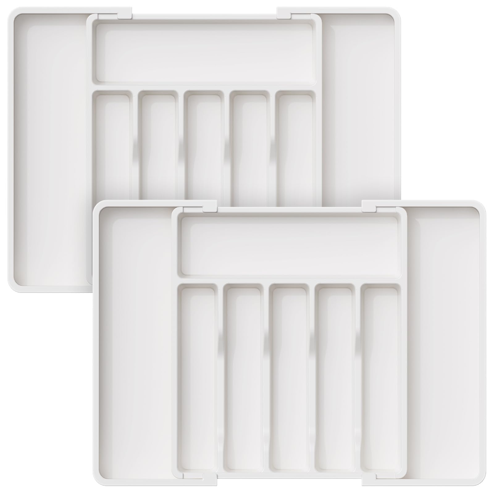 Lifewit Silverware Drawer Organizer, Expandable Utensil Tray for ...