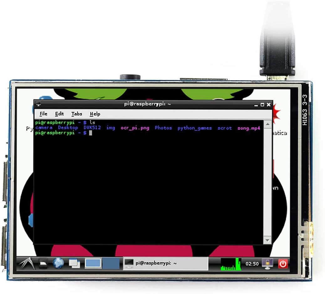 Waveshare 3.5 inch Display for Raspberry Pi 4 Resistive Touchscreen 480 ...