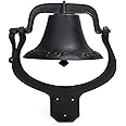 Amazon.com: MYOYAY 14'' Large Heavy Cast Iron Dinner Bell Antique ...