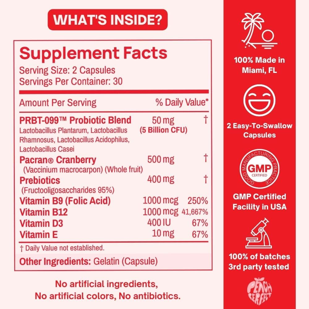 Mua Purely Pink Prebiotic & Probiotics for Women Multivitamin, Vaginal ...
