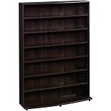 Amazon.com: Sauder Beginnings Multimedia Storage Tower, Cinnamon Cherry ...