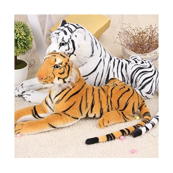 VERCART 43 inches Giant Realistic Stuffed Tiger Animals Soft Plush Toy ...