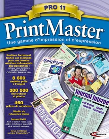 PrintMaster 11 Pro: Amazon.fr: Logiciels