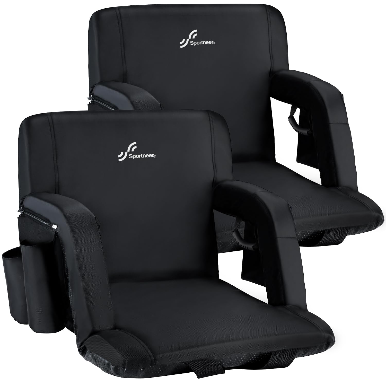 Sportneer Stadium Seating for Bleachers, Stadium Seats with Back ...