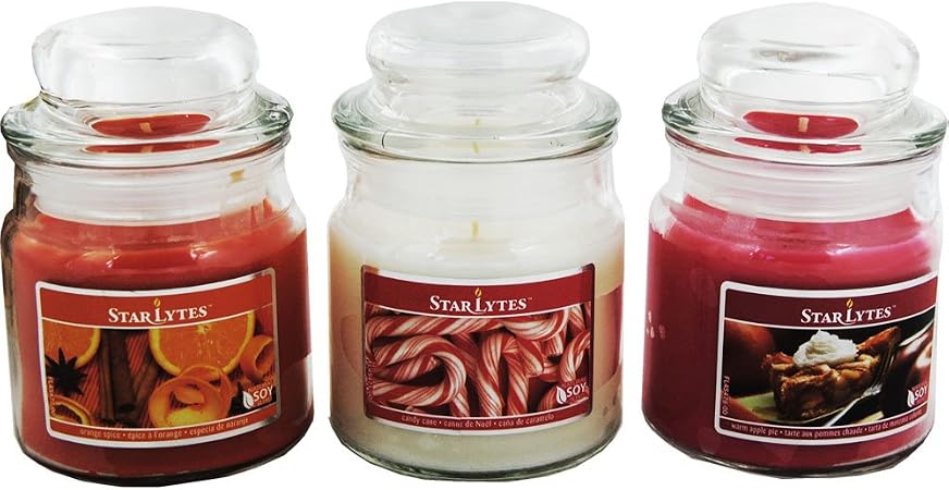 Starlytes Small Jar Candle Set: Amazon.co.uk: Kitchen & Home