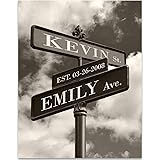 Amazon.com: Personalized Wedding Gift -"The Corner of I Do" Street Sign ...
