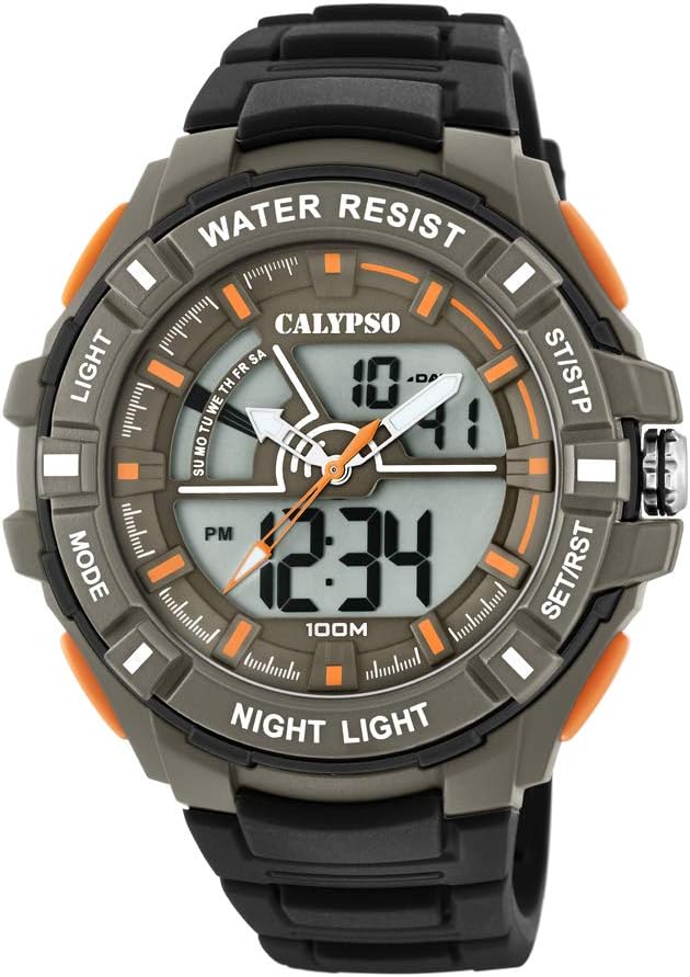 Calypso Watches Mens Analogue-Digital Quartz Watch with Plastic Strap ...