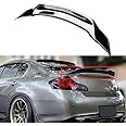 Amazon.com: FITS 2007-2015 Infiniti G37 G35 Q40 Gloss Black HIGHKICK ...