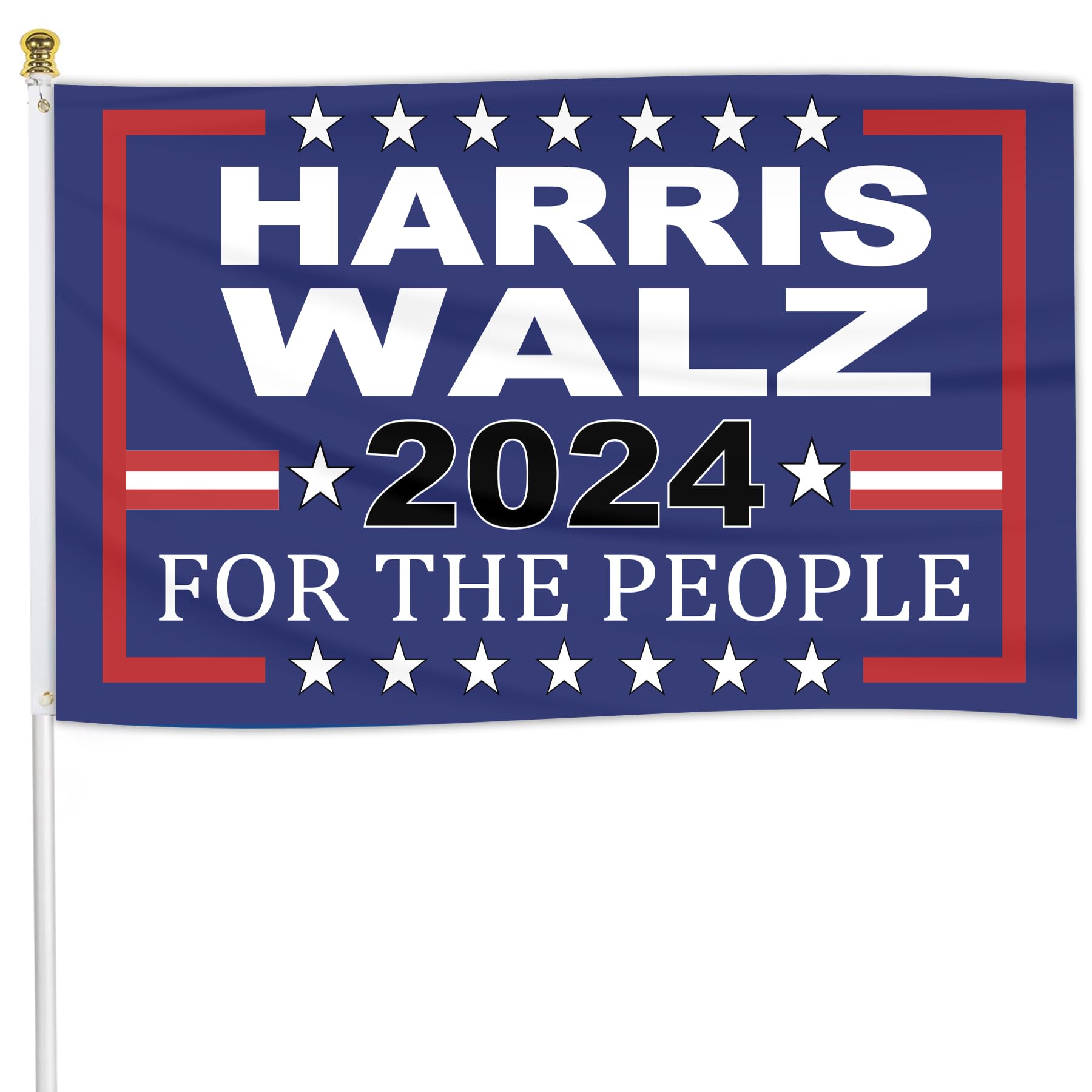 Kamala Harris Walz 2024 Flags President Flag Harris 2024 Flags Tim Walz ...