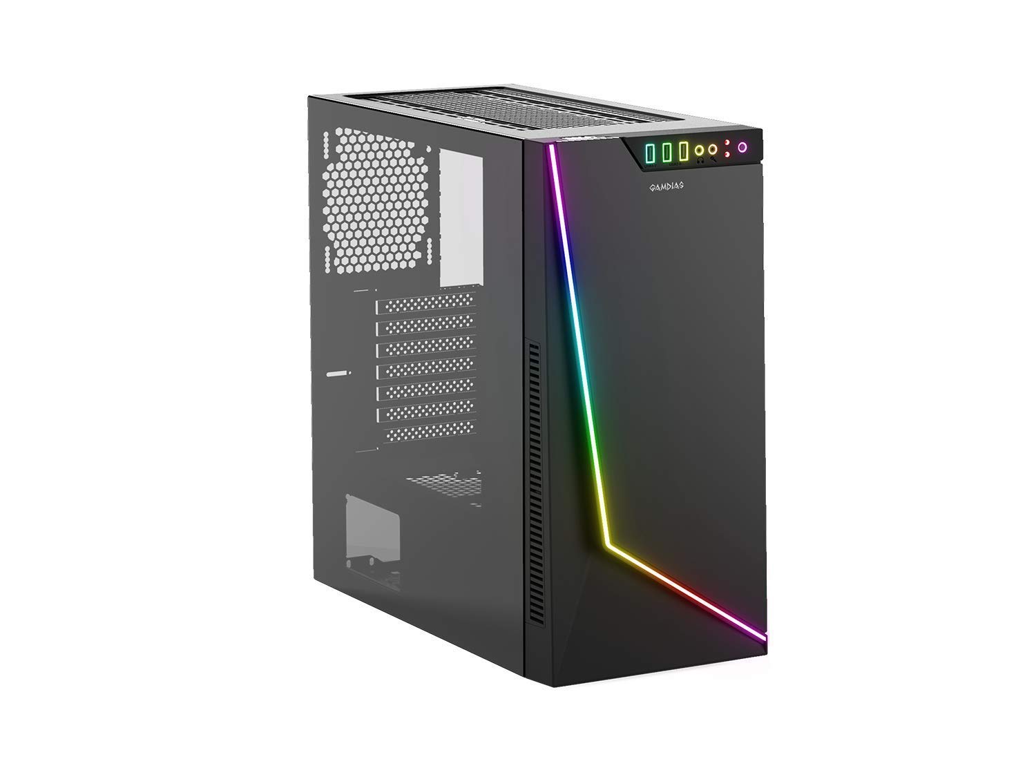Mua GAMDIAS Argus M1 Gaming E-ATX Mid-Tower PC Case, Left Tempered ...