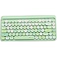 Amazon.com: UBOTIE Portable Bluetooth Colorful Computer Keyboards ...