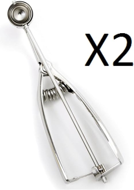 Amazon.com: Norpro ½ Tbsp. Stainless Steel Spring Action Scoop, 7 ½ ...