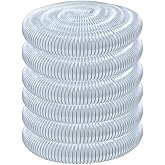 POWERTEC 70129 2-1/2" x 10' PVC Dust Collection Hose for Dust Collector ...