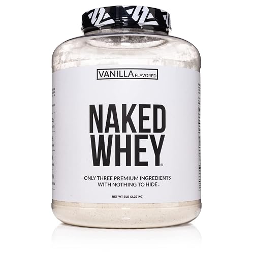 NAKED Vanilla Whey Protein Powder - All Natural Grass Fed Whey Protein ...