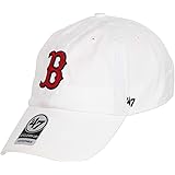 Amazon.com : 47 Boston Red Sox Gray Adjustable Clean Up Dad Slouch Cap ...