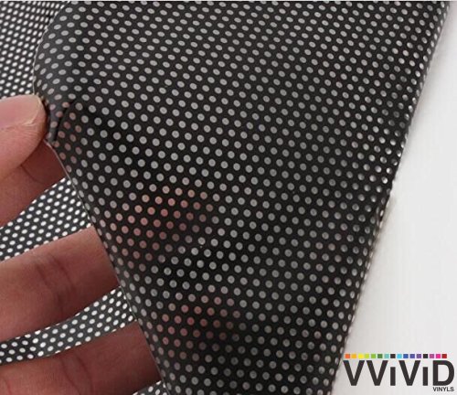 Mua VViViD Black Perforated One-Way Vision Vinyl Automotive Window Wrap ...