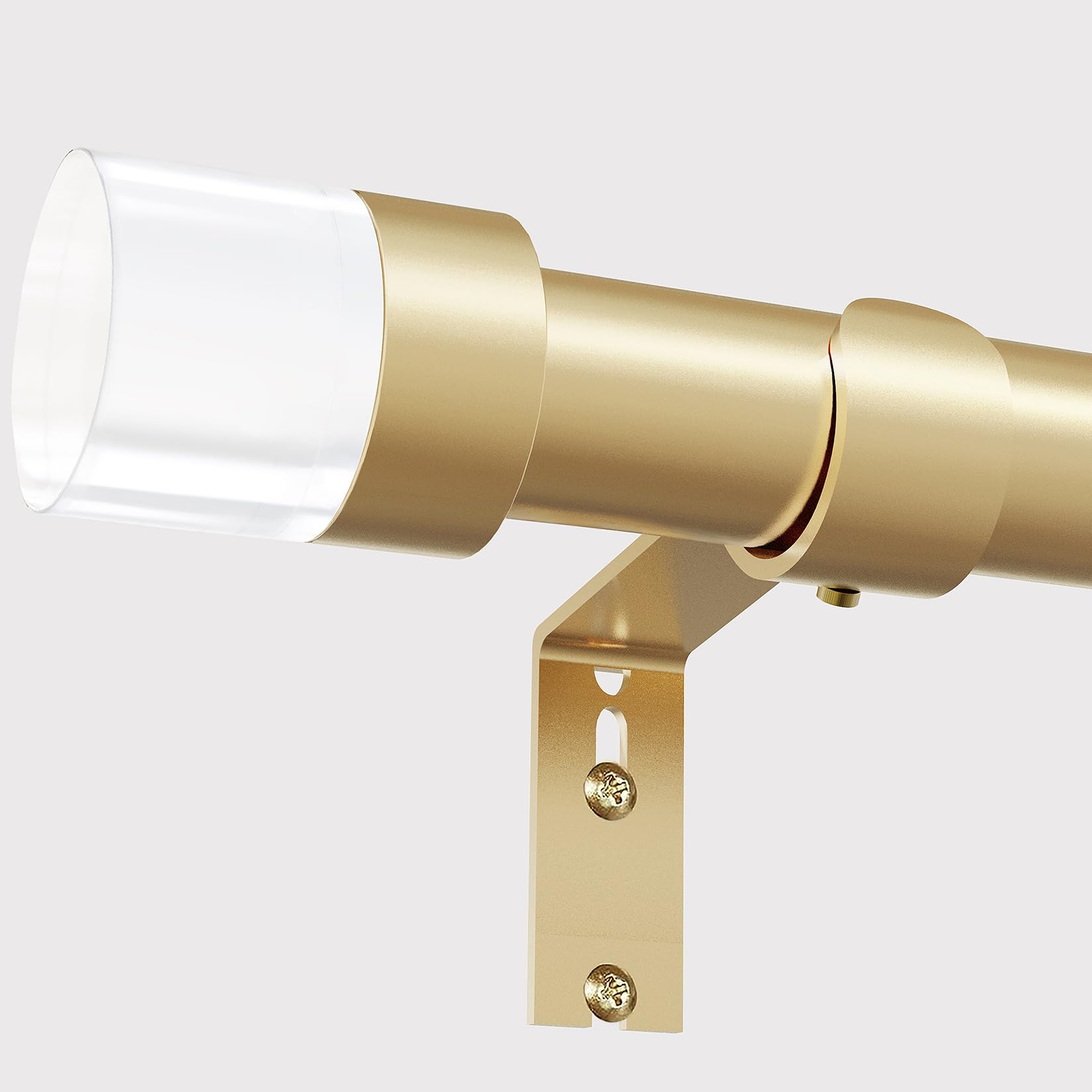 Gold Curtain Rods for Windows: 1 Inch Diameter Heavy Duty Adjustable ...