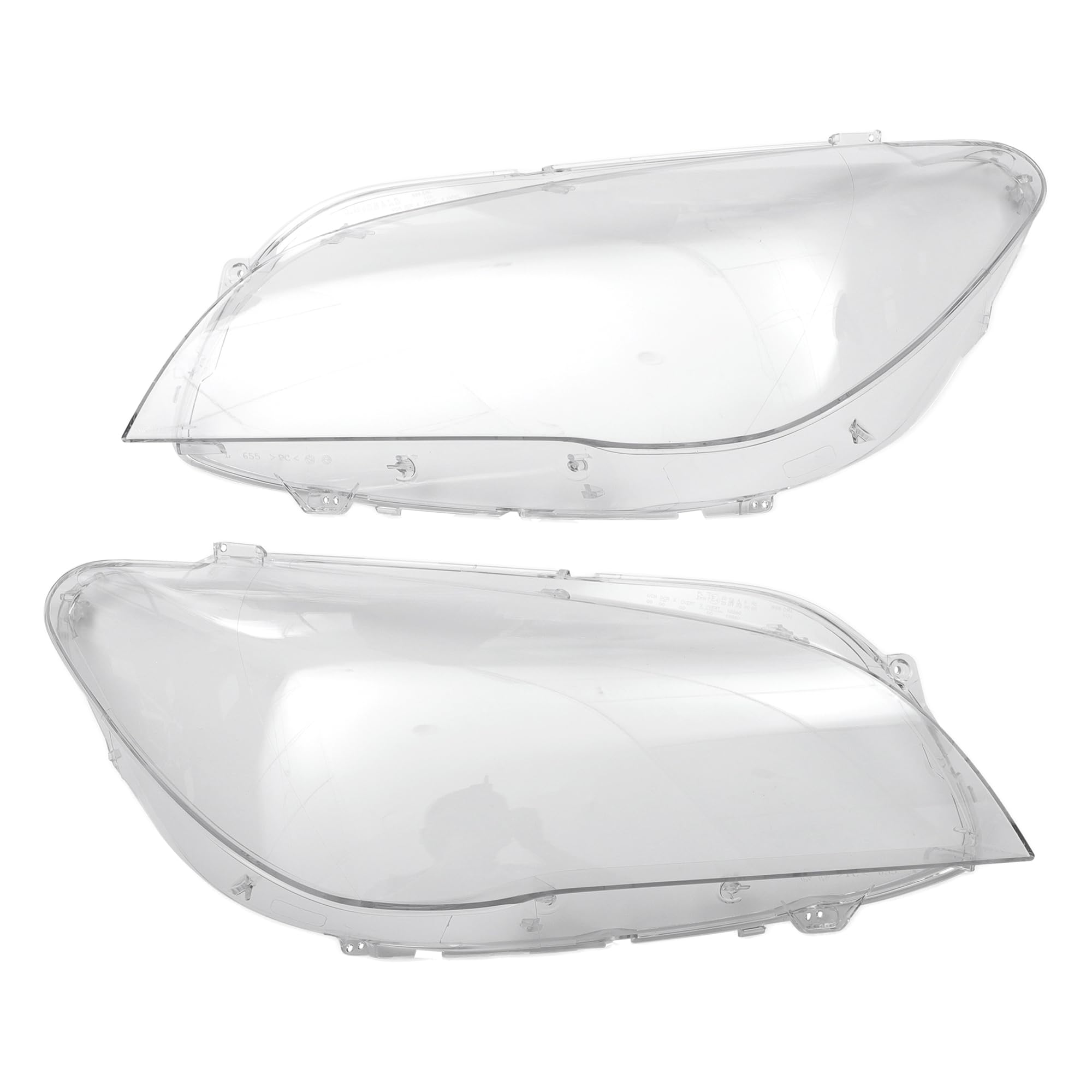 VekAuto 1 Pair Headlight Lens Cover for BMW 740i 2011-2012 Durable PC ...