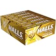 Halls Caramelo macizo sabor miel y limón, caja con 12 paquetes de 25.2 ...