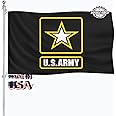 Amazon.com : US Army Flag 3x5 Outdoor Double Sided USN Flags Heavy Duty ...