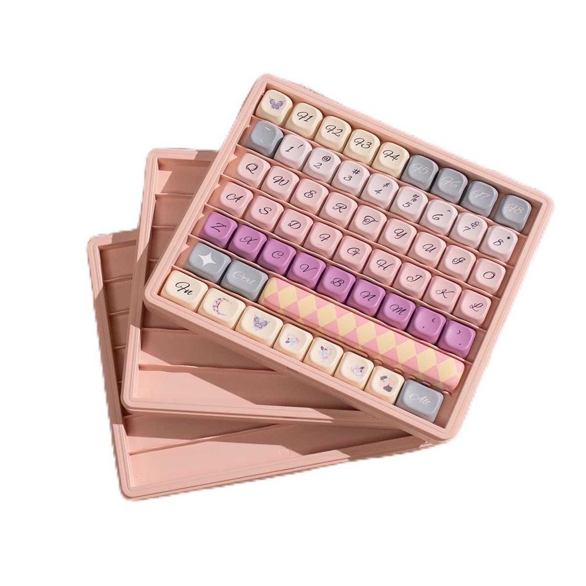 Mua Keycaps Container, Keycaps Storage Box,130 Keys Transparent Display ...