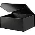 Amazon.com: BLK&WH Gift Box 9x6.5x3.8 Inches, Black Gift Box, Groomsman ...