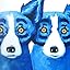 Blue Dog Man: George Rodrigue: Amazon.com: Books