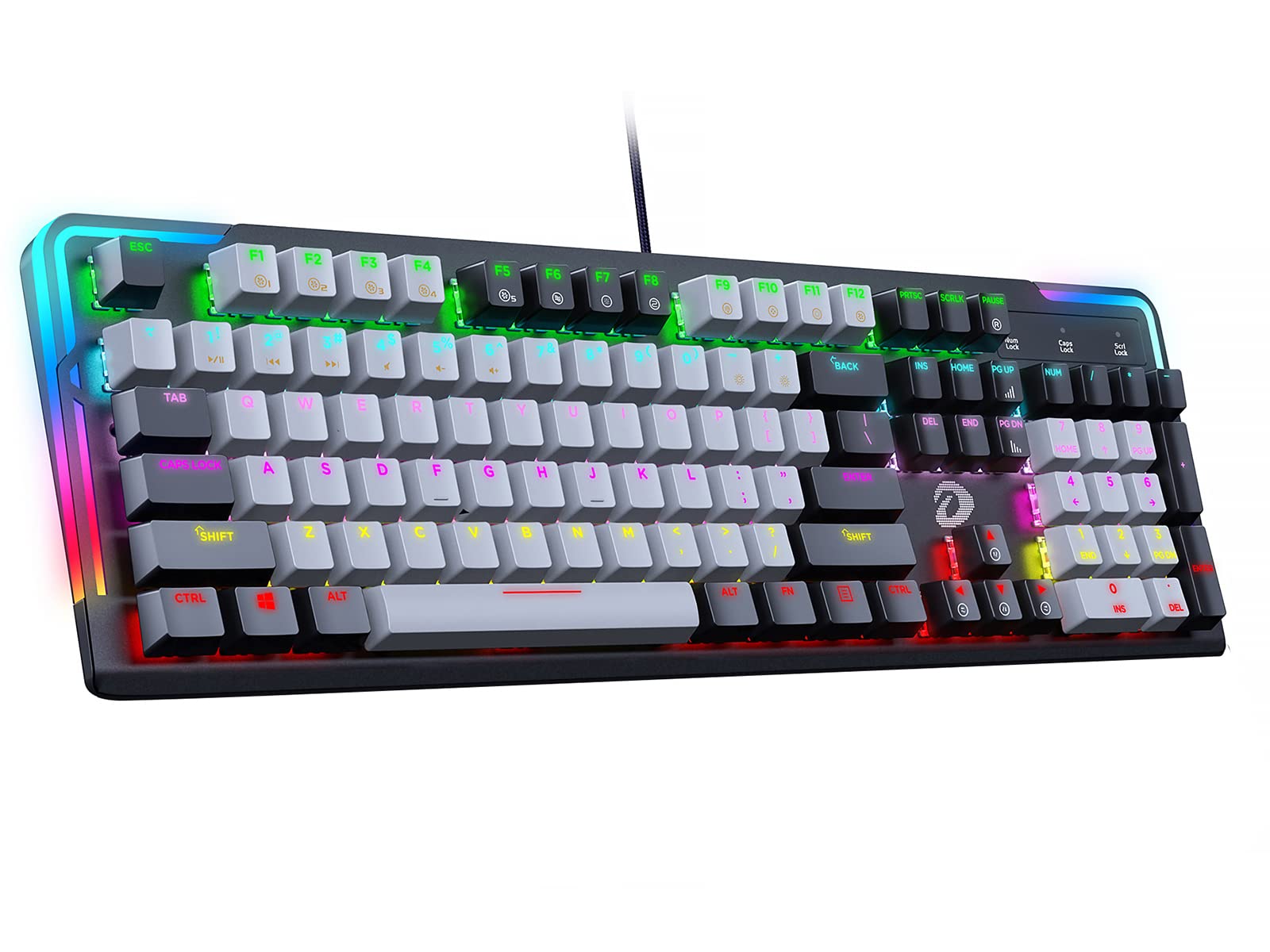 Mua DAREU EK815 Mechanical Gaming Keyboard, Rainbow Blacklit Gaming Mechinical Keyboard with ...