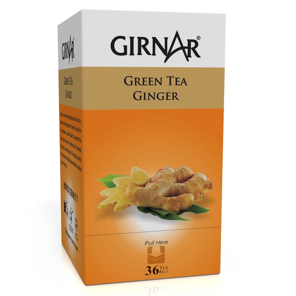 Amazon.com : Girnar Green Tea Bags with Lemon & Honey (36 Tea bags ...