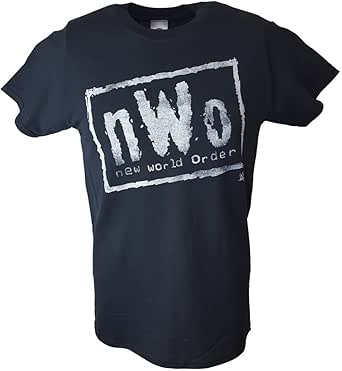 WWE NWO New World Order Slant Logo Mens Black T-Shirt-XXL: Amazon.ca: Books