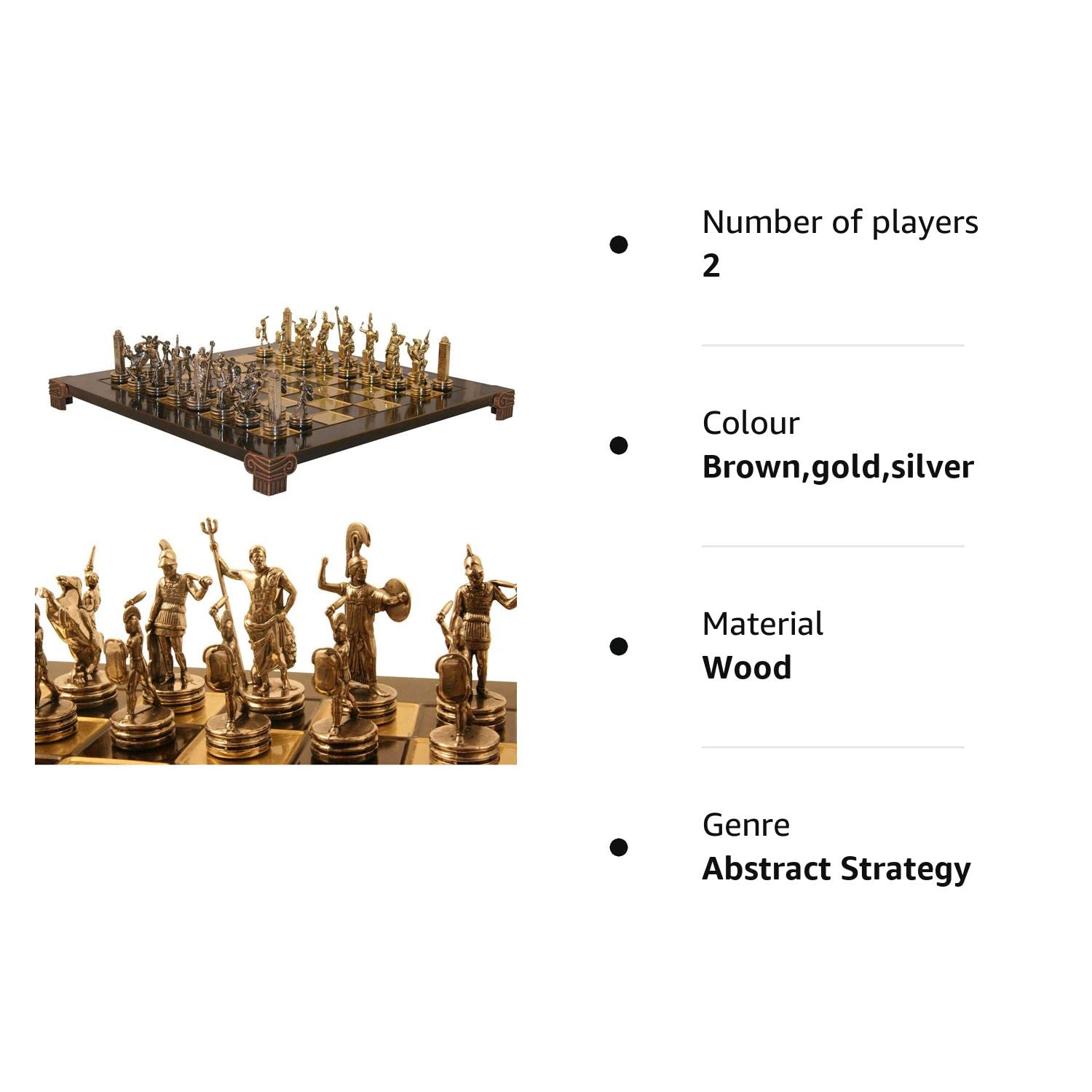 Mua Uber Games Poseidon Chess Set - Made From Zinc In Gold & Silver ...
