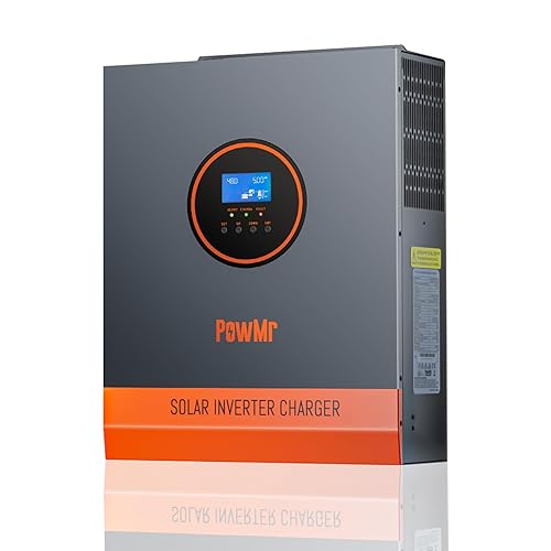 PowMr 5500W Solar Hybrid Inverter 48V DC to 220-230V AC, 5.5KW Hybrid ...