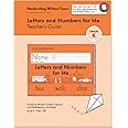 Amazon.com: Learning Without Tears - Letters and Numbers for Me Teacher's Guide, Current Edition ...